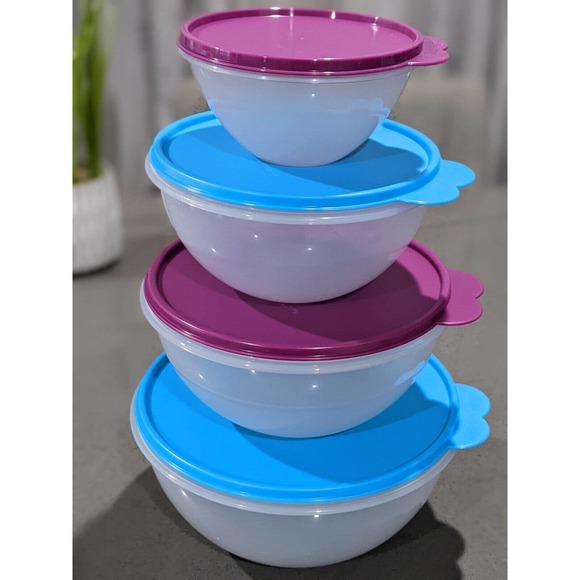 Tupperware | Kitchen | Tupperware Beautiful Bright And Colorful Set Of ...